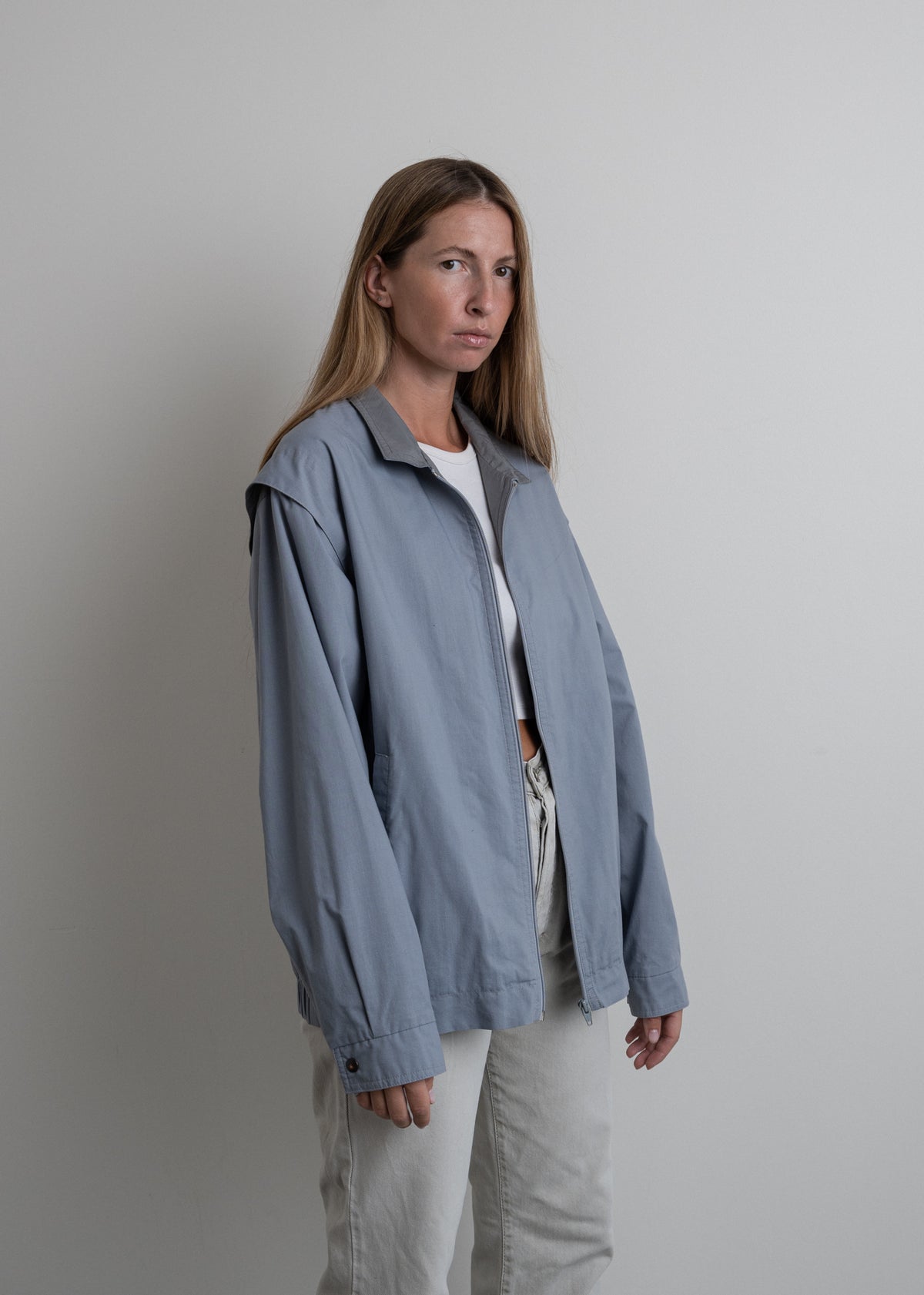 Vintage Grey Oversized Jacket
